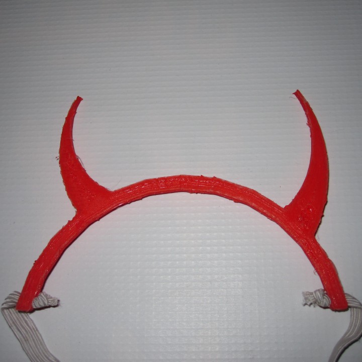 3D Printable Halloween Devil Horns by mohamed soliman