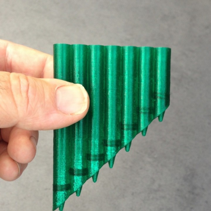 3D Printable Pan Pipes by Reg Taylor
