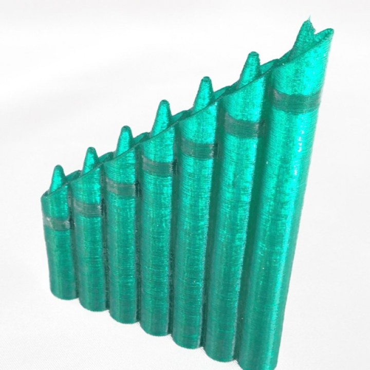 3D Printable Pan Pipes by Reg Taylor