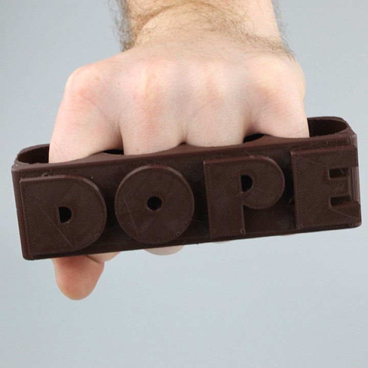 3D Printable DOPE finger ring by MilkMeal
