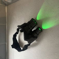 3D Printable splinter cell night vision goggles by Stefanos Anagnostopoulos