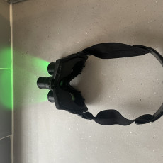 3D Printable splinter cell night vision goggles by Stefanos Anagnostopoulos