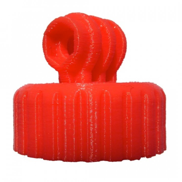 3D Printable Gopro Camera Bottle Cap Buoyancy Adapter by Reg Taylor