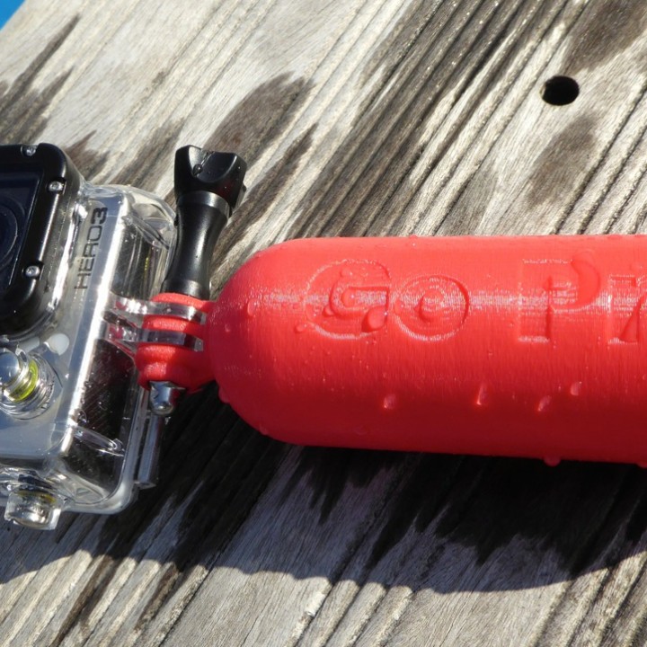 3D Printable Gopro Camera Floater by Reg Taylor