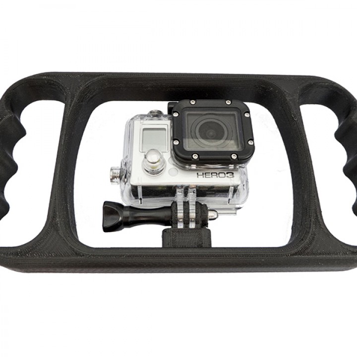 3D Printable Gopro Easy Handle by Reg Taylor