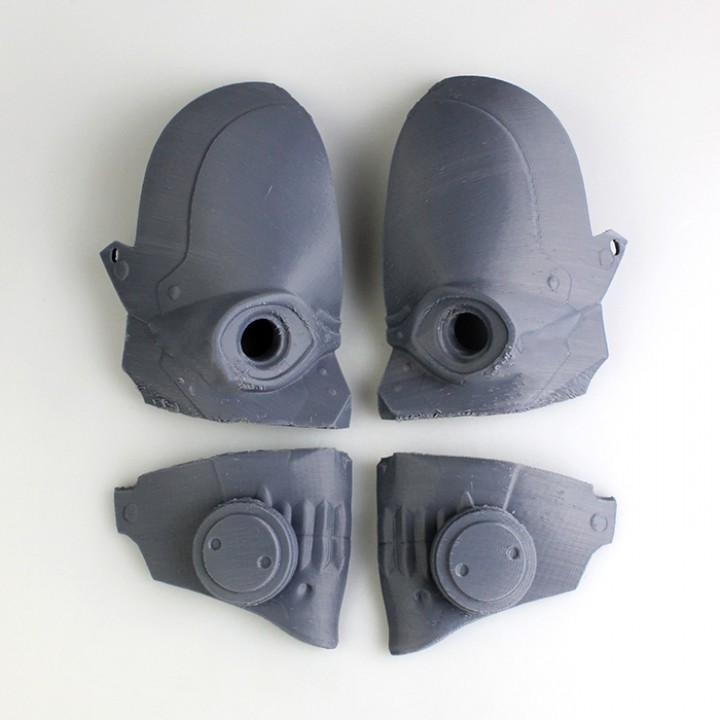 3D Printable Death Gun Mask from Swords Art Online (Full Size) by Luka ...