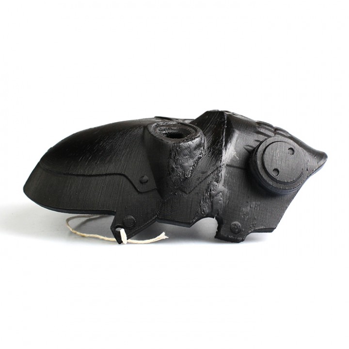 3D Printable Death Gun Mask from Swords Art Online (Full Size) by Luka ...