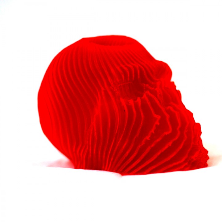 3D Printable Shredded Skull by James Alday
