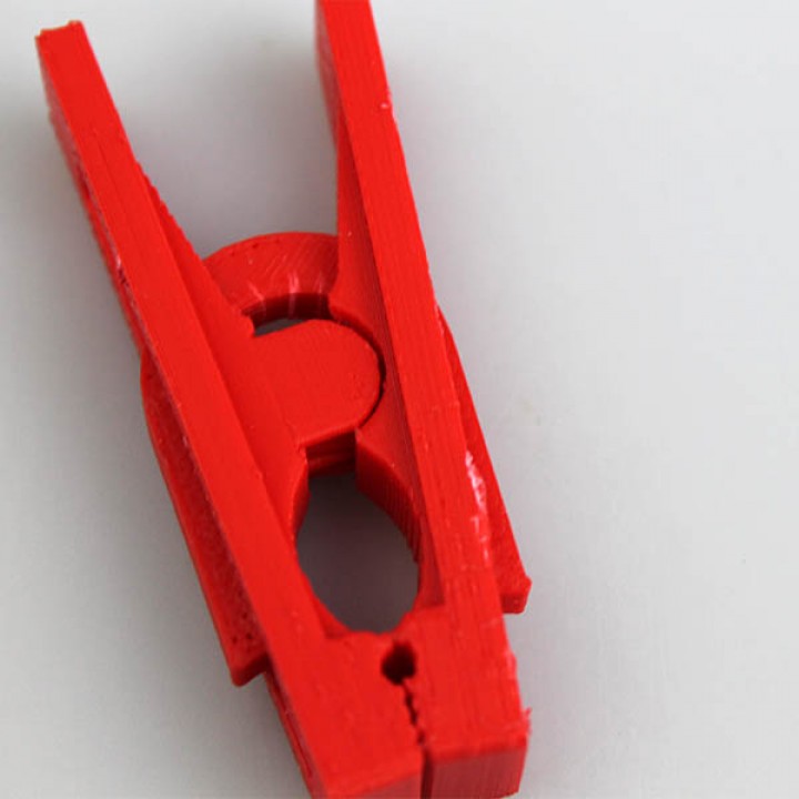 3D Printable Cloth Clip by Ed Petrol