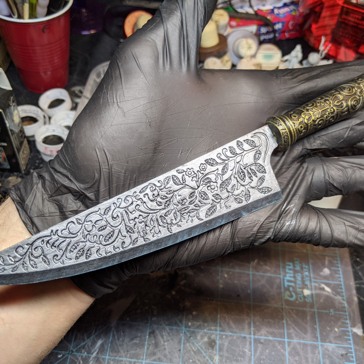 3D Print of Vorpal blade from Alice: Madness Returns by bosssalvage