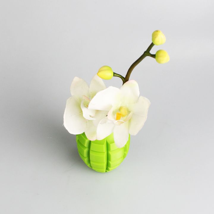 3D Printable Grenade Themed Pot by 3DRegan