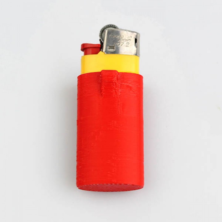 3D Printable Mini lighter holder by Piet Deprez