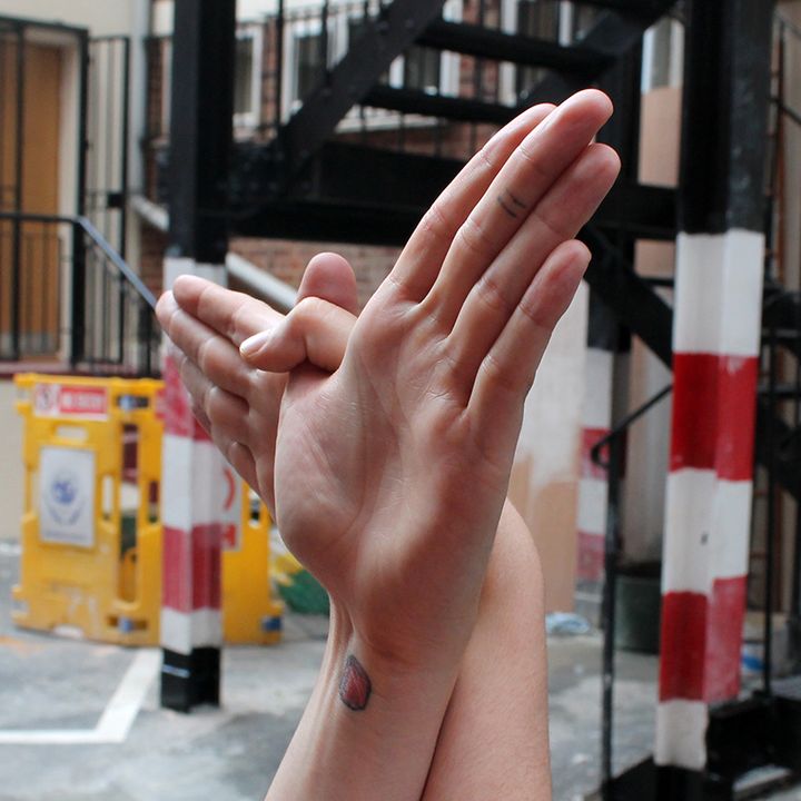 3D Printable Peace and Freedom Hands Sculpture by Nati Puebla