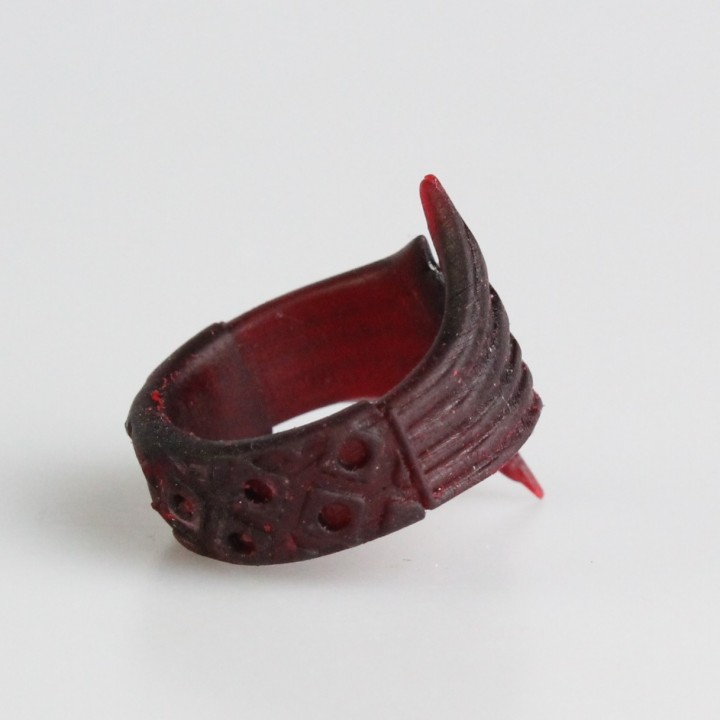 3D Printable dragon wings ring by Stefanos Anagnostopoulos