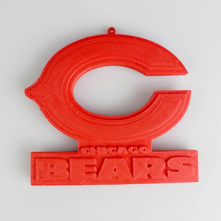 3D Printable Chicago Bears Logo by Oleg Khmarnyi