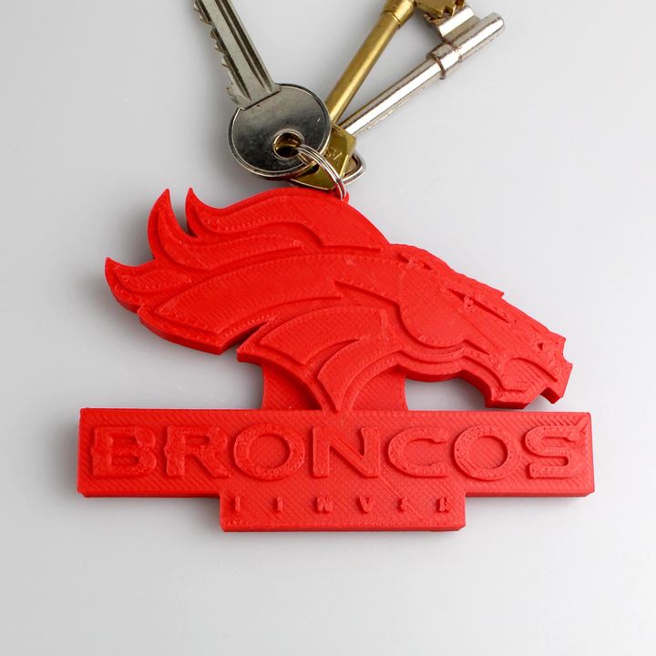 3D Printable Denver Broncos Logo by Oleg Khmarnyi