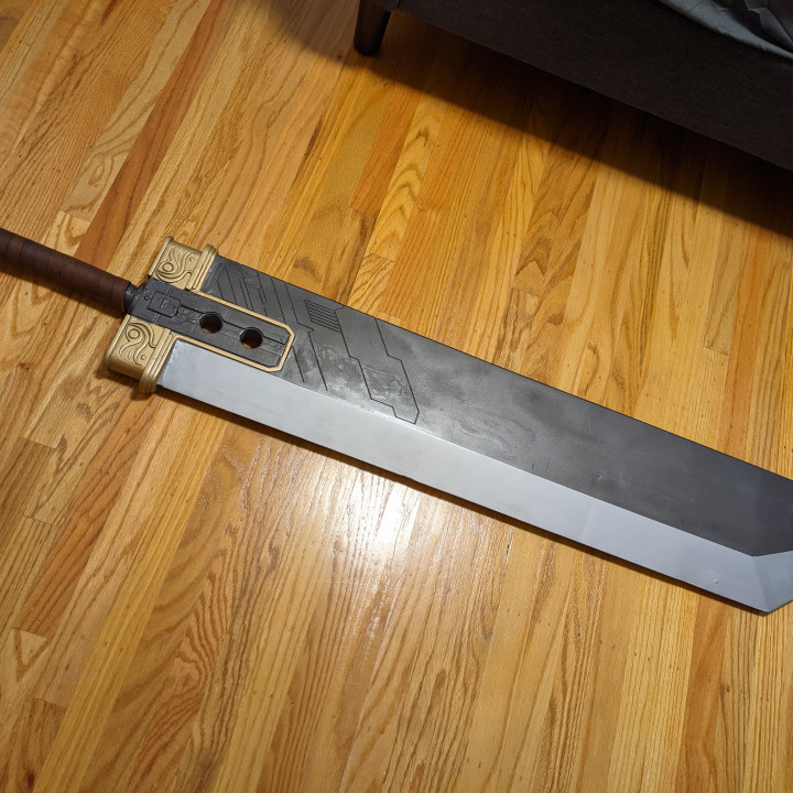 3D Print of Buster Sword (Full Scale) by monofuel