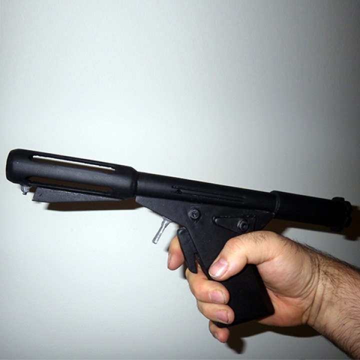 3D Printable Sandman DS Flame Gun (Logan's Run) by Phillip Avery