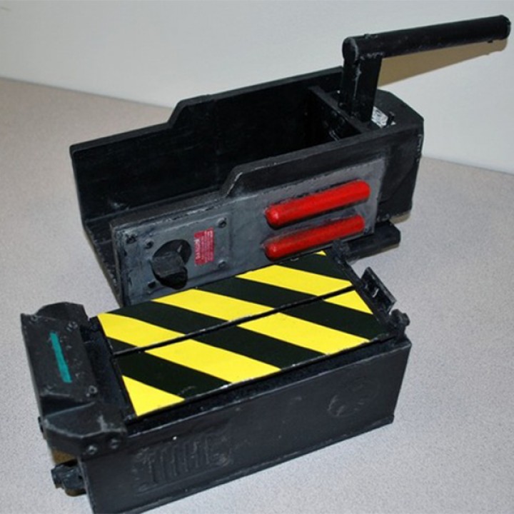 3D Printable GhostBusters Ghost Trap by Phillip Avery
