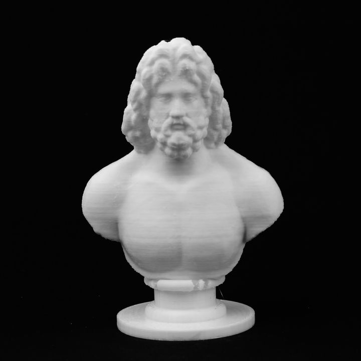 3D Printable Zeus at The British Museum, London by Scan The World