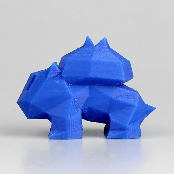 3D Printable Bulbasaur (Low + Hi Poly) by Josiah Allen-Litchmore