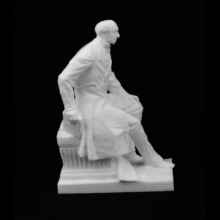 3D Printable John Stuart Mill at Victoria Embankment Gardens, London by ...