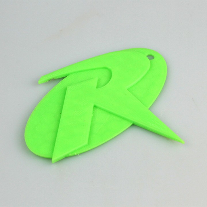 3D Printable Robin Keychain by 3D Custom Print