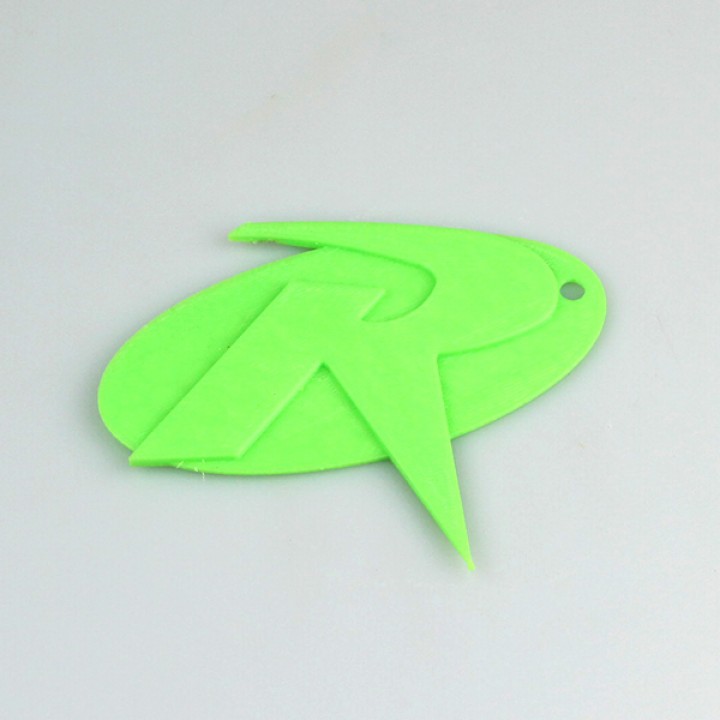 3D Printable Robin Keychain by 3D Custom Print
