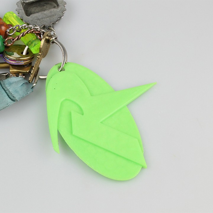 3D Printable Robin Keychain by 3D Custom Print