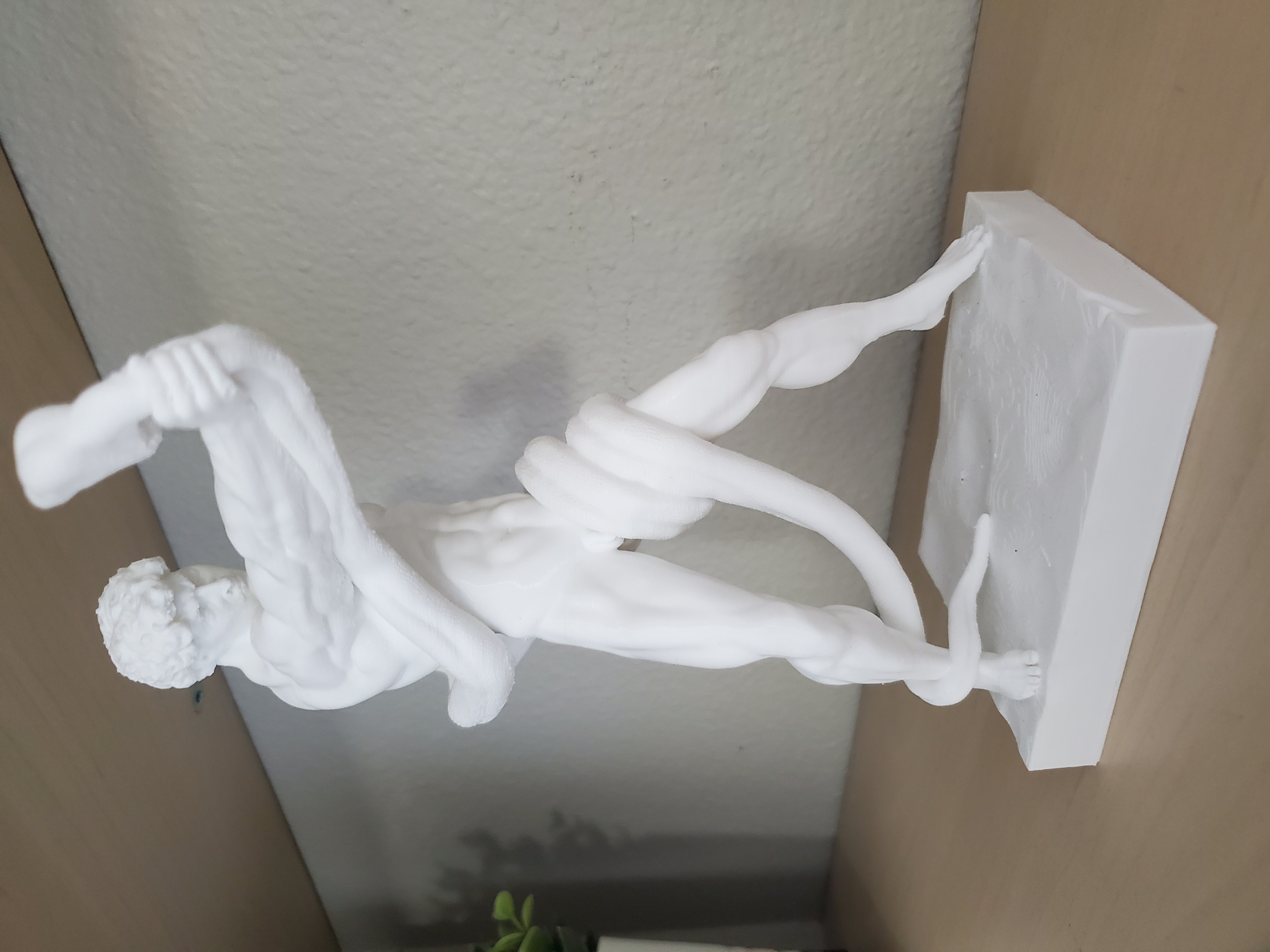 3D Printable Athlete Wrestling a Python by Scan The World