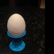 3D Printable Harlequin Egg Cup by James Alday