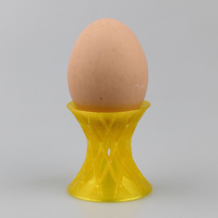 3D Printable Harlequin Egg Cup by James Alday
