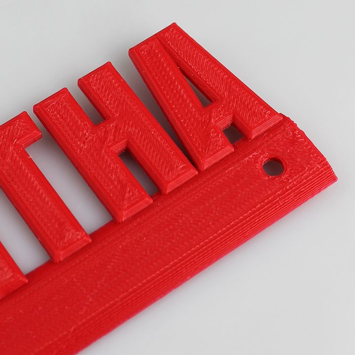 3D Printable Custom Door Name Plate by Kirby Downey