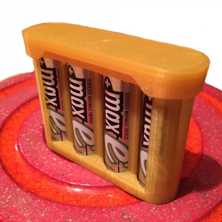 3D Printable See-Through Battery Box by peter purgathofer