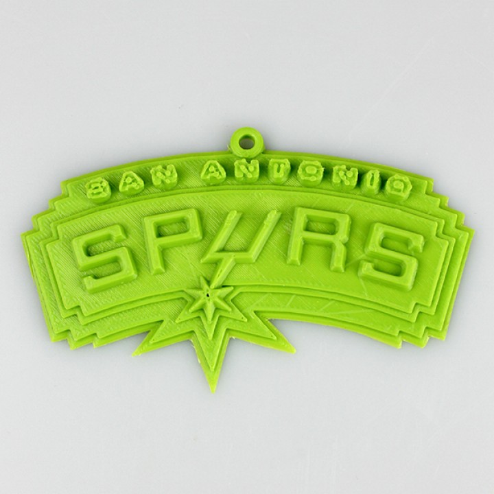 3D Printable San Antonio Spurs Logo by 3D - RO