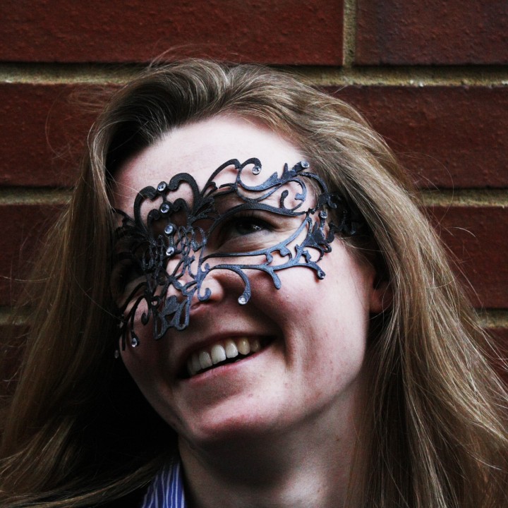 3D Printable Masquerade Ball Mask by M Badia