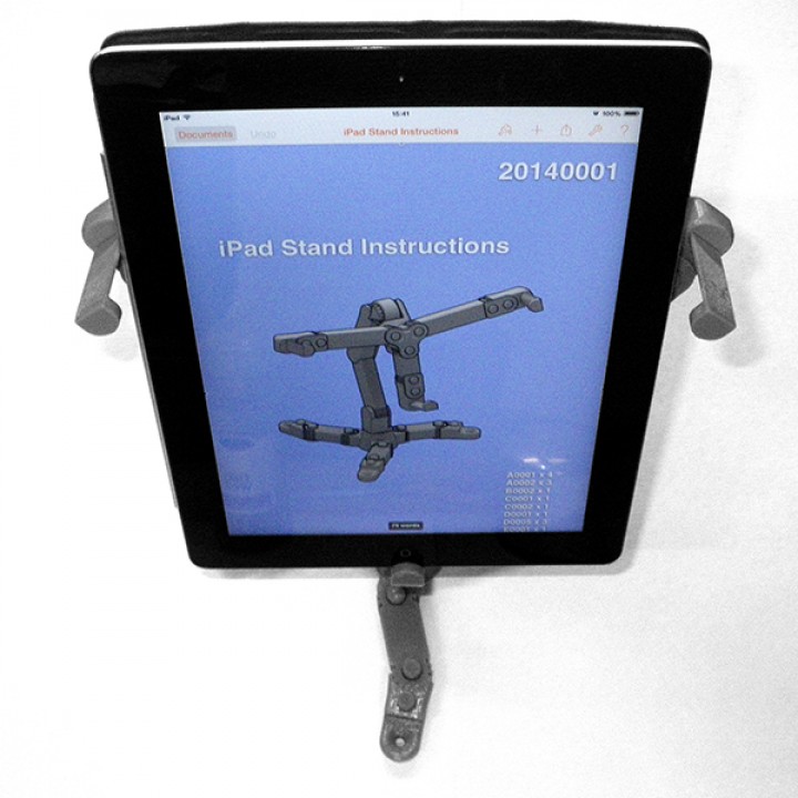 3D Printable Universal Modular Tablet Stand by Andrew Forster