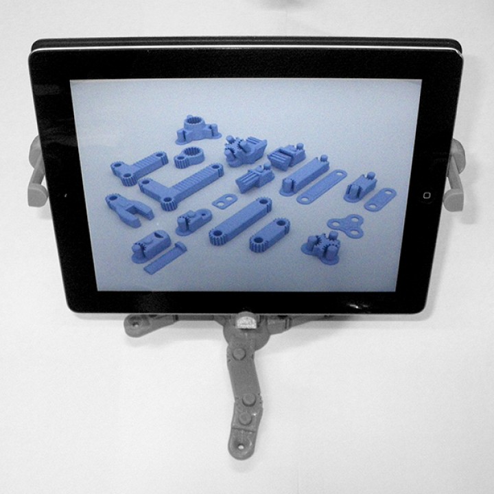 3D Printable Universal Modular Tablet Stand by Andrew Forster