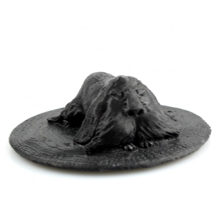 3D Printable Heen the dog (from Howl's Moving Castle) by Vasilis Katsaros