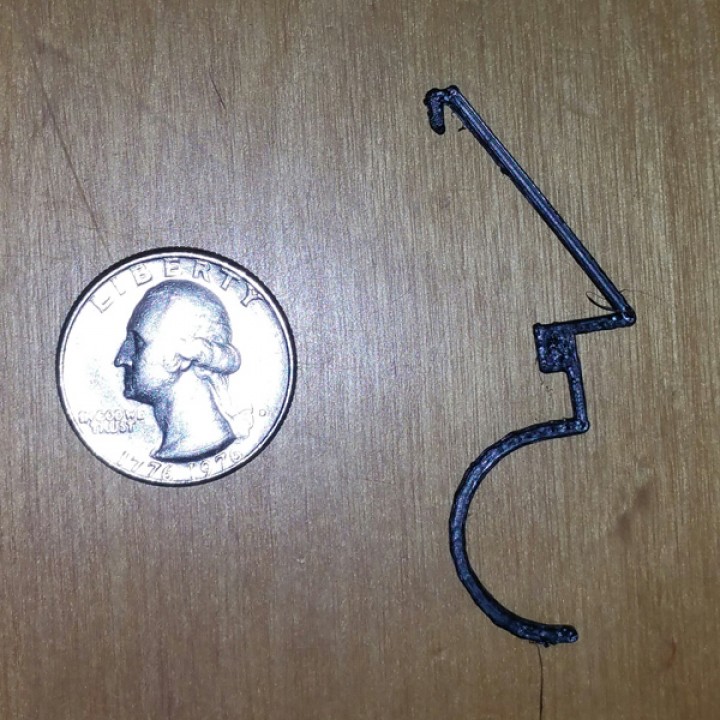 3D Printable HP flat panel monitor bezel clip (2709m) (Pack of 6) by ...