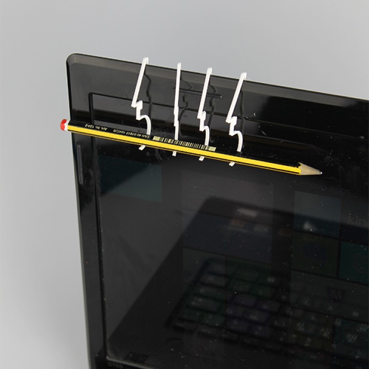 3D Printable HP flat panel monitor bezel clip (2709m) (Pack of 6) by ...