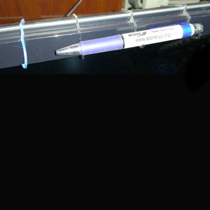 3D Printable HP flat panel monitor bezel clip (2709m) (Pack of 6) by ...