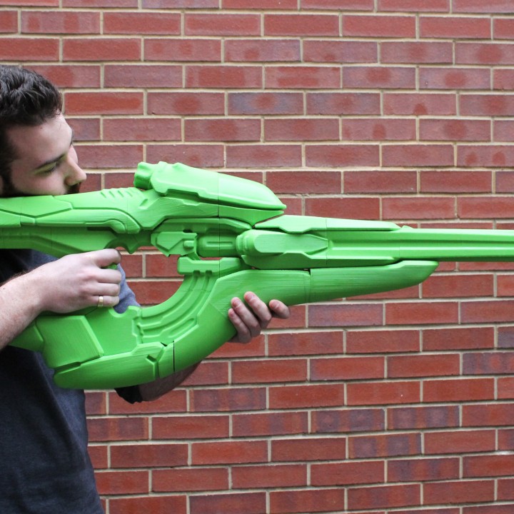 3D Printable Halo Type-51 Carbine by Daniel Schunemann