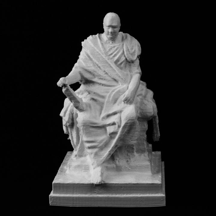 3D Printable Charles James Fox, Bloomsbury Square, London by Scan The World