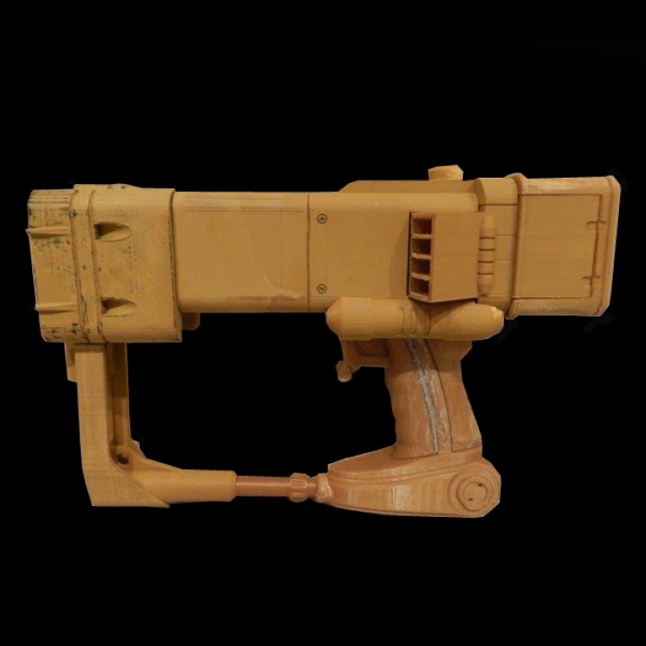3D Printable fallout laser pistol by james specketer