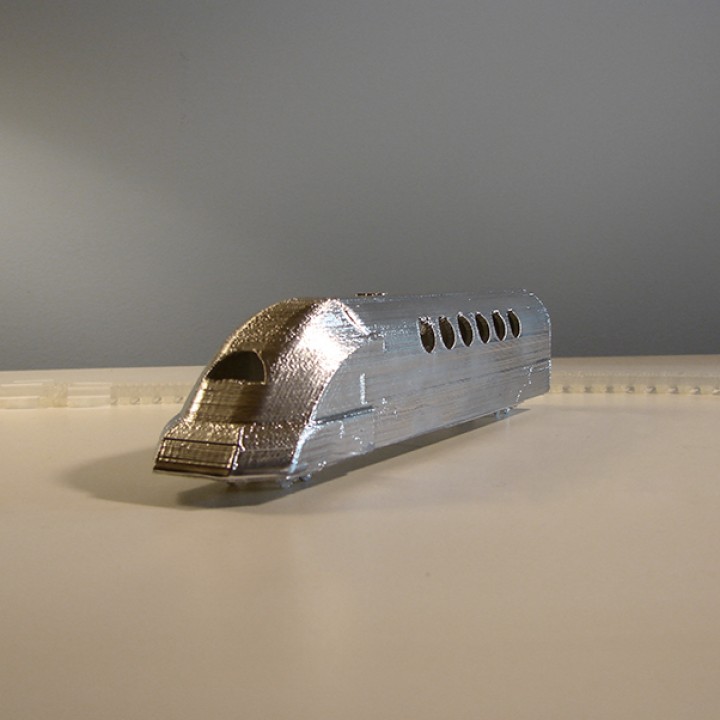 3D Printable Bullet Train by Richard McDaniel