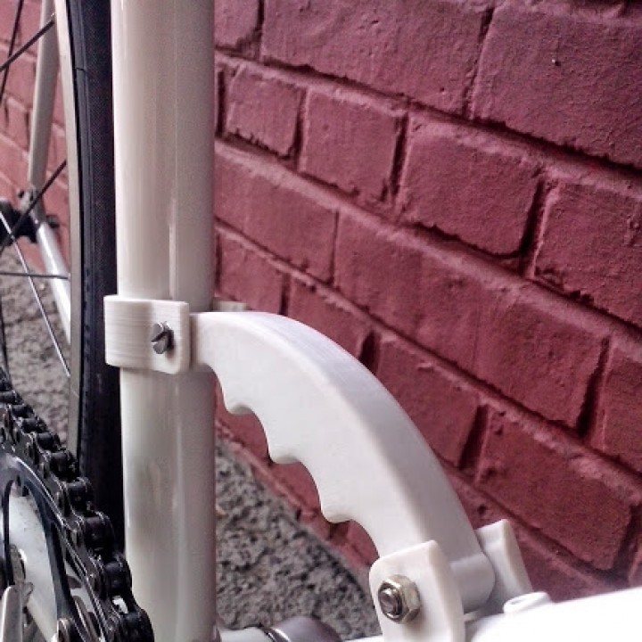 3D Printable Bike Frame Handle by Mateusz Sidorowicz