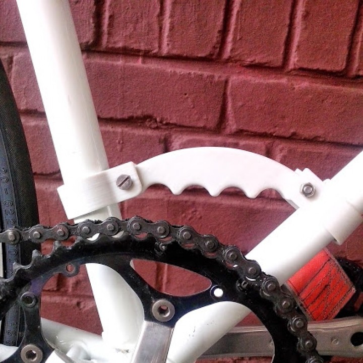 3D Printable Bike Frame Handle by Mateusz Sidorowicz