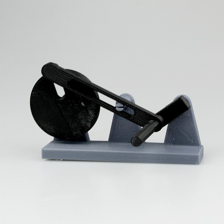 3D Printable Crank Fly Wheel by Marco Morata