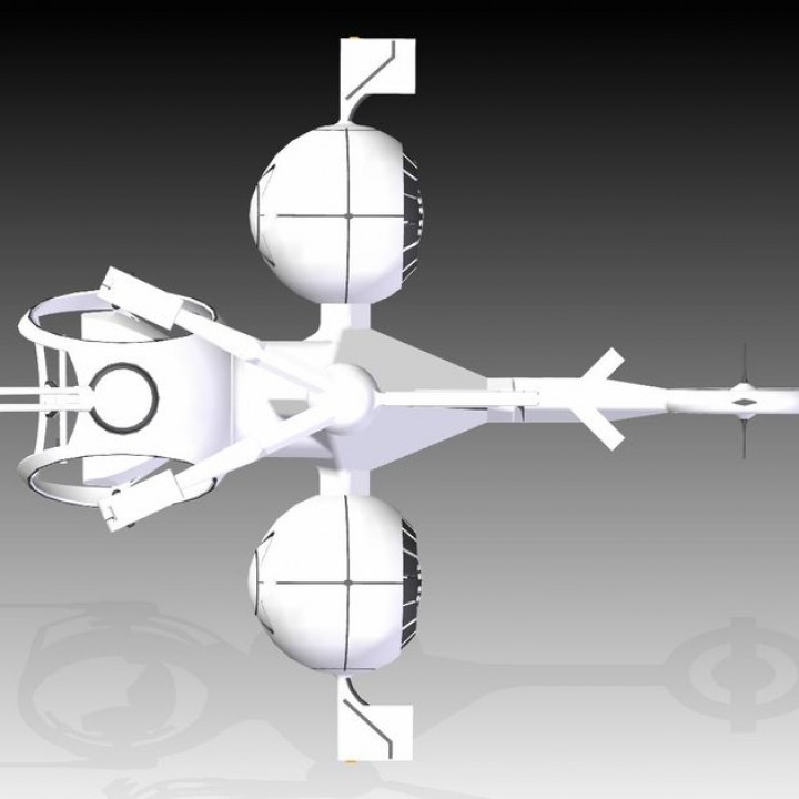 3D Printable Oblivion Bubbleship by Reg Taylor